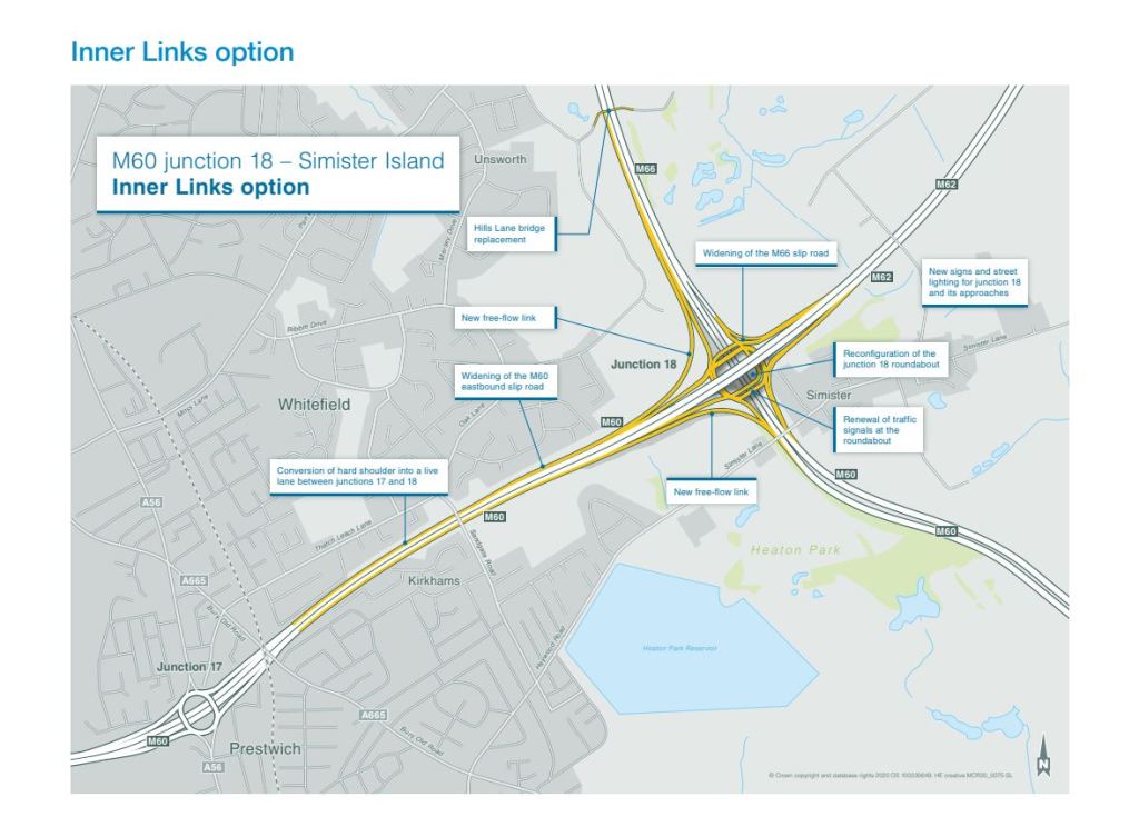 A major upgrade for Manchester's M60 motorway Junction 18 Simister ...